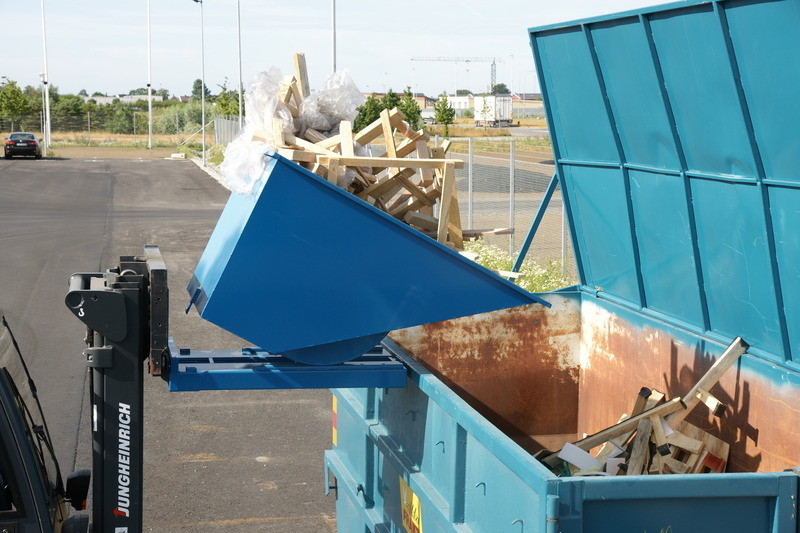 Tippcontainer i flere størrelser fra 150l - 1600l - Reolteknikk AS